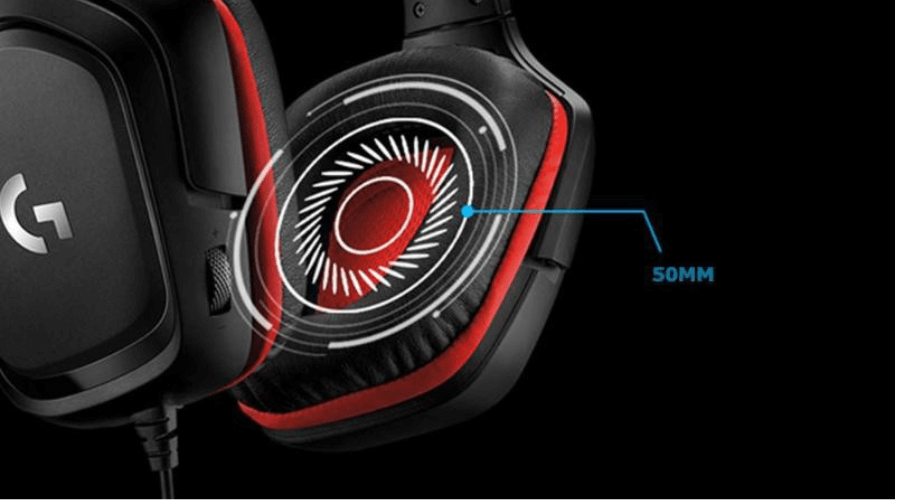 Tai nghe chụp tai Logitech G331 Wired Gaming Headset